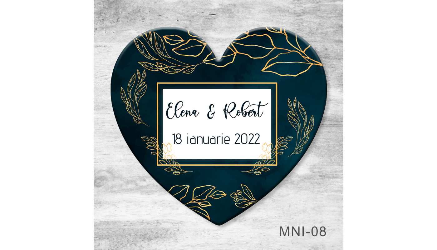 Magneti marturii nunta inima - MNI-08 - Invitatii, save the date ...