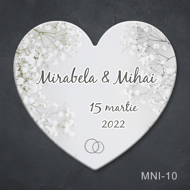 Magneti marturii nunta inima - MNI-09 - Invitatii, save the date ...